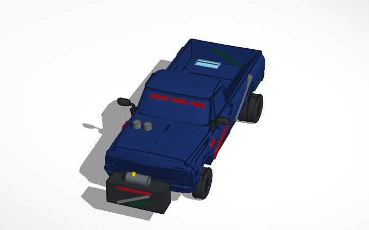 3D design EDGE CUSTOM MODS Chevy C30 SUPER MOD diesel pulling truck ...