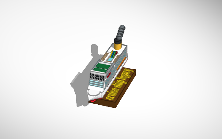3D design cruise ship-legacy - Tinkercad