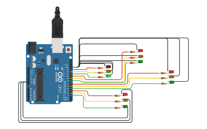Circuit design TUGAS 9 - Tinkercad