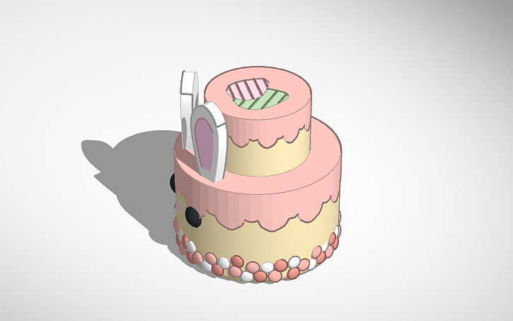 3D design Easter Cake! - Tinkercad