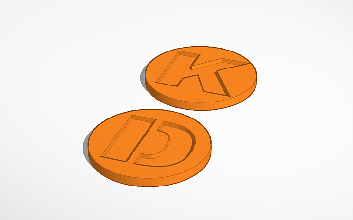 3D design Coin - Tinkercad
