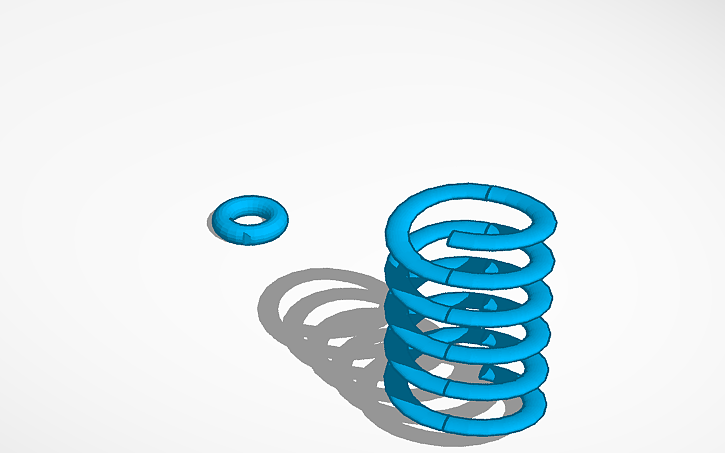 3D design SPRING - Tinkercad