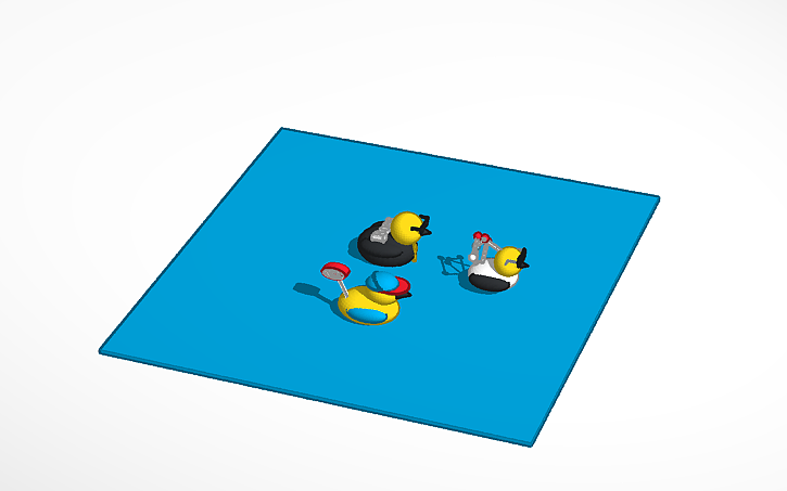 3D design Ducks - Tinkercad