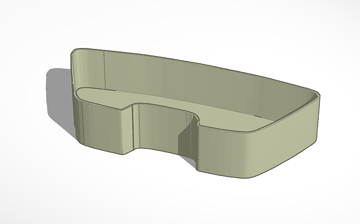 3D design Jeep Cherokee latitude 2021 dashbox - Tinkercad