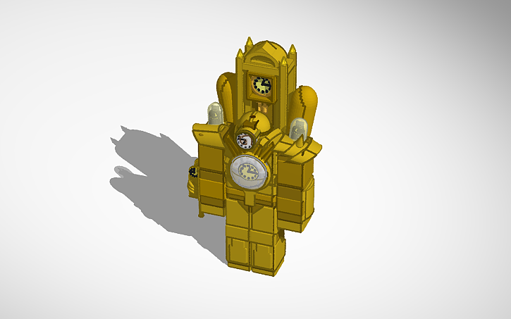 3D design Titan Clockman (Skibidi Multiverse) - Tinkercad