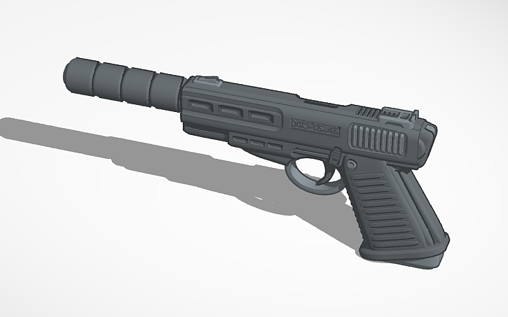 3D design DGC-TS.45 - Dragon Gun Co. Taipan Shadow .45 Handgun - Nov ...