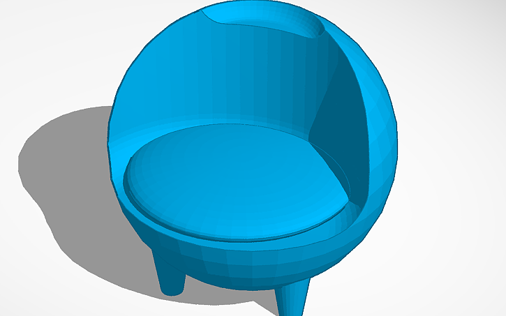 3D design CHAIR - Tinkercad