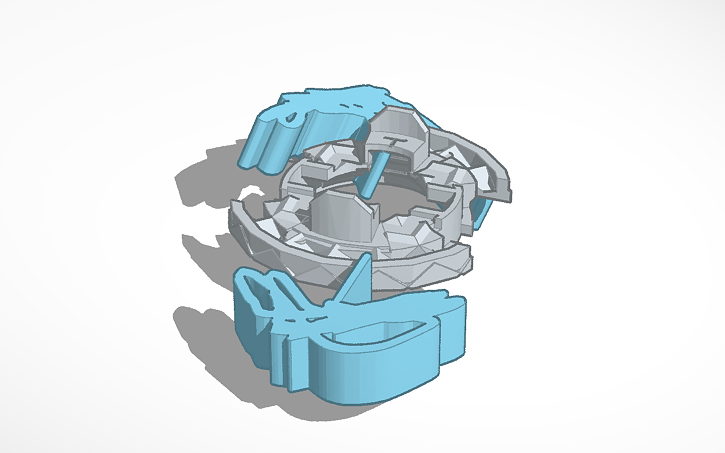 3D design Copy of beyblade burst axe disk - Tinkercad