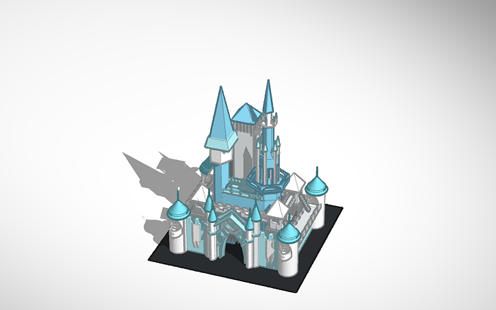 3D design Disney Castle - Tinkercad