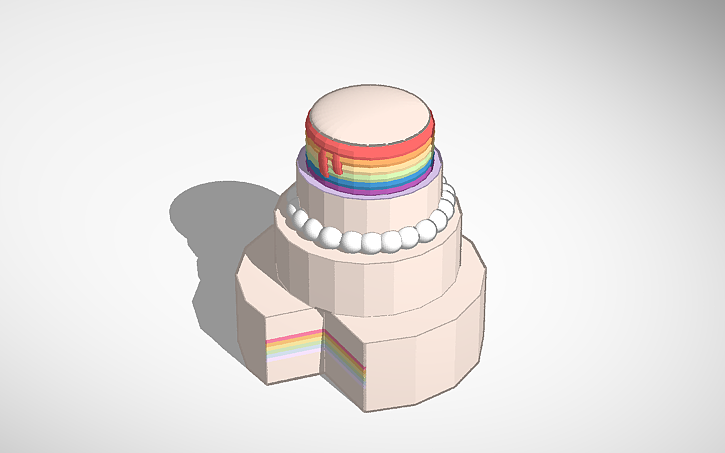 3D design Cake collectables #2 - Tinkercad
