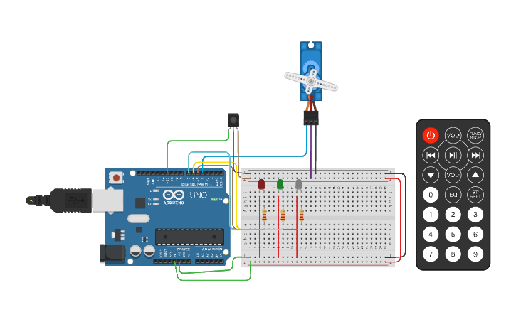 Circuit design Relay - Tinkercad