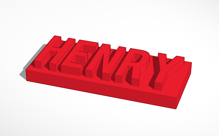 3D design henry - Tinkercad
