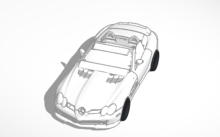 3D design Mercedes-Benz SLR Stirling Moss - Tinkercad
