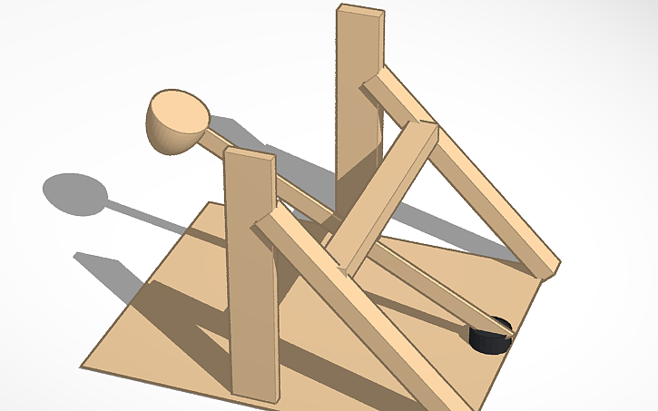 3D design Katapult - Tinkercad