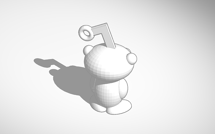 3D design Copy of Reddit Snoo - Tinkercad