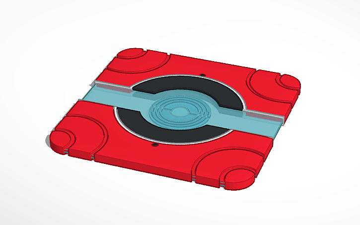 3D design Kalos Pokedex - Tinkercad