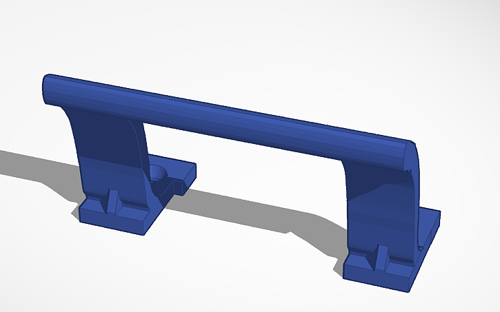 3D design Door handle - Tinkercad