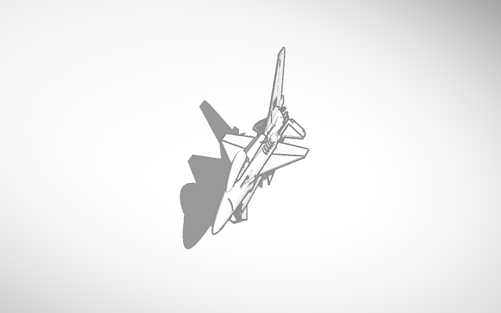 3D design airoplane improved version vortex plane - Tinkercad