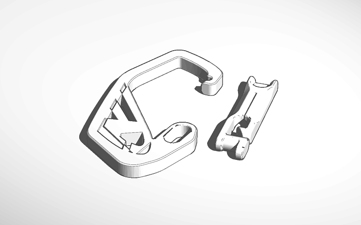 3D design Carabiner - Tinkercad