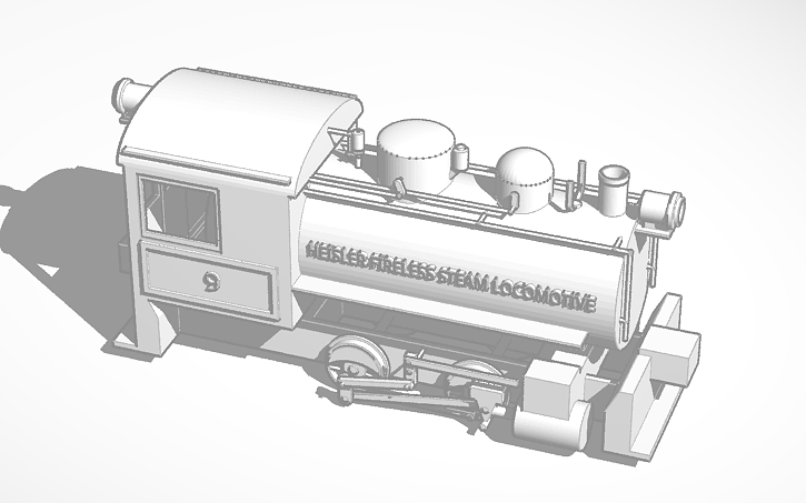 3D design Heisler Fireless 0-4-0 Demo - Tinkercad