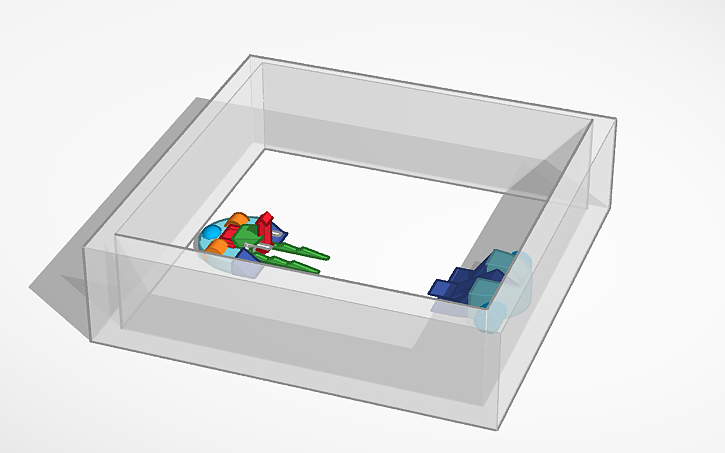 3D design battlebots pickle vs tsunami - Tinkercad