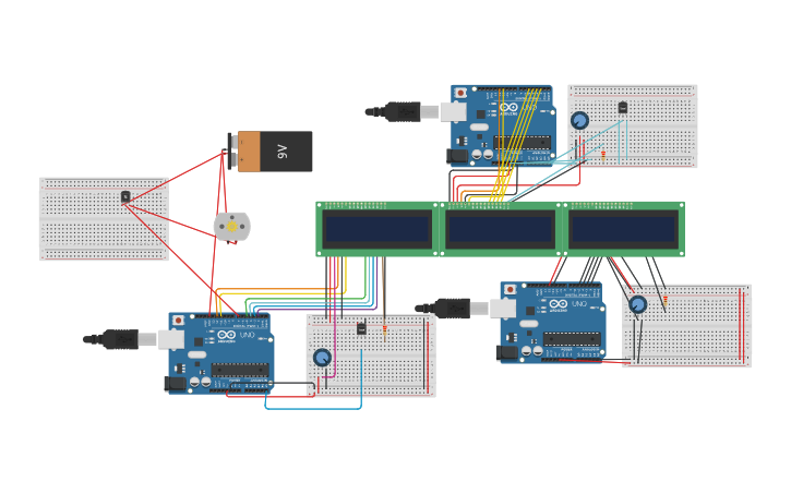 Circuit design proyecto - Tinkercad