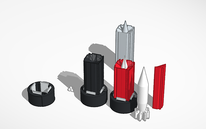3D design Discarding Sabot shells - Tinkercad