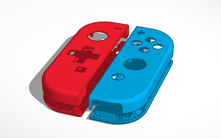 3D design Nintendo Switch Joycons - Tinkercad