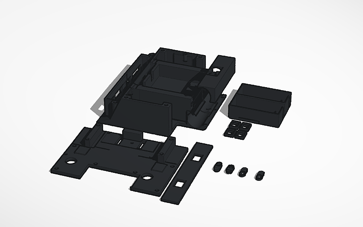 3D design minisumo pro - Tinkercad
