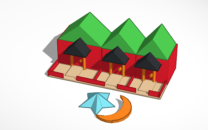 3D design Rumah - Tinkercad