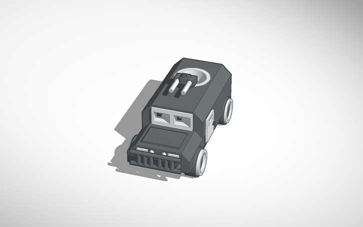 3D design Modified Humvee - Tinkercad