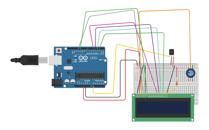 Circuit design SENSOR INFRARROJO - Tinkercad