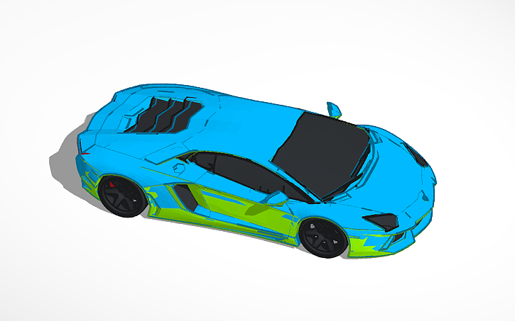 3D design 2012 Lamborghini Aventador - Tinkercad