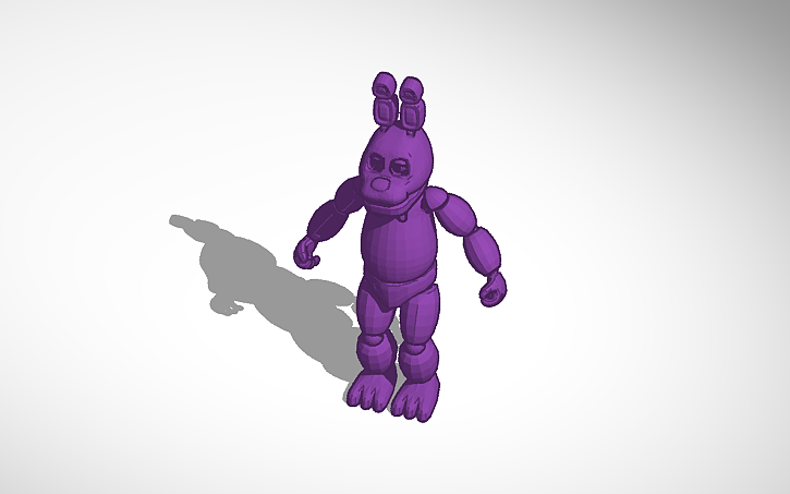 3D design Bonnie (fnaf) - Tinkercad