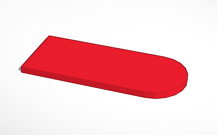 3D design clip base - Tinkercad