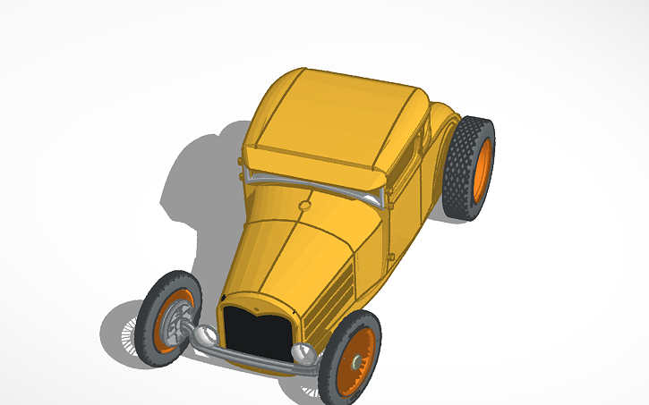 3D design Hot Rod - Tinkercad