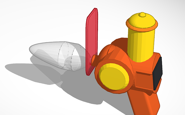 3D design Memory Gun - Tinkercad