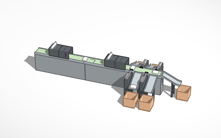 3D design Conveyor - Tinkercad