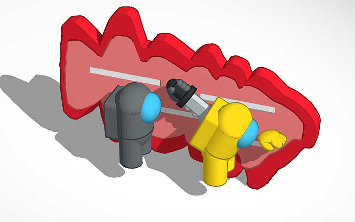 3D design Among Us Knife Kill - Tinkercad