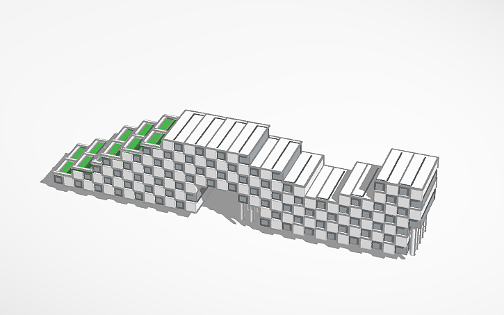 3D design TÒA ALPHA FPT HA NOI - PHUNG QUANG HUY - Tinkercad