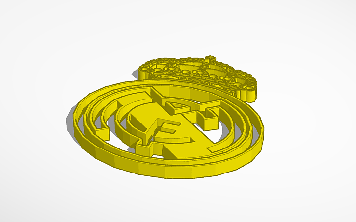 3D design Réal Madrid - Tinkercad