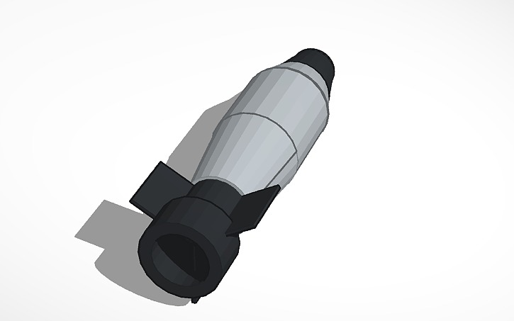 3D design Tzar Bomba - Tinkercad