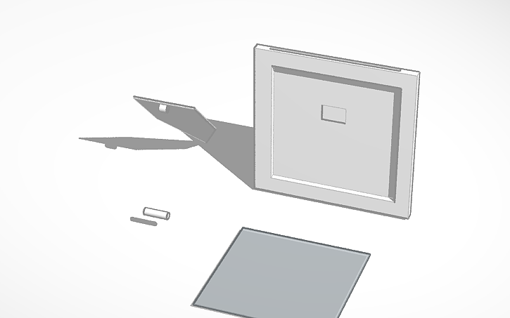 3D design photo frame - Tinkercad