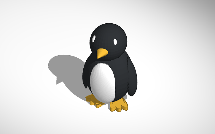 3D design Penguin - Tinkercad