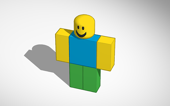 3D design Roblox noob - Tinkercad