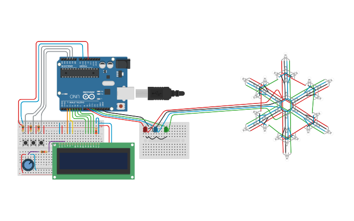 Circuit design 07 UNIR - LCD menu Ultimate Version - Tinkercad