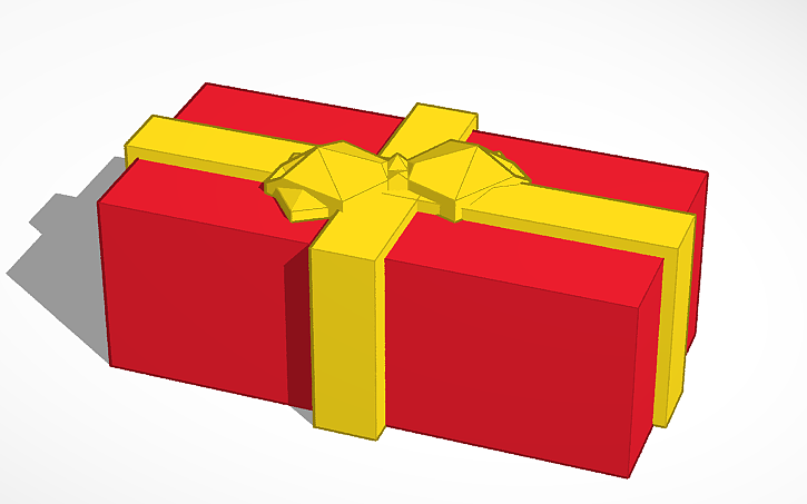 3D design Christmas Present! - Free Download! - Tinkercad