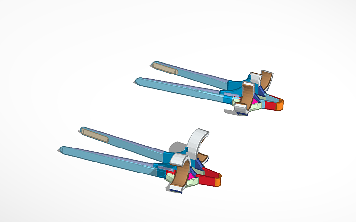 3D design Snack Tweezers - Tinkercad