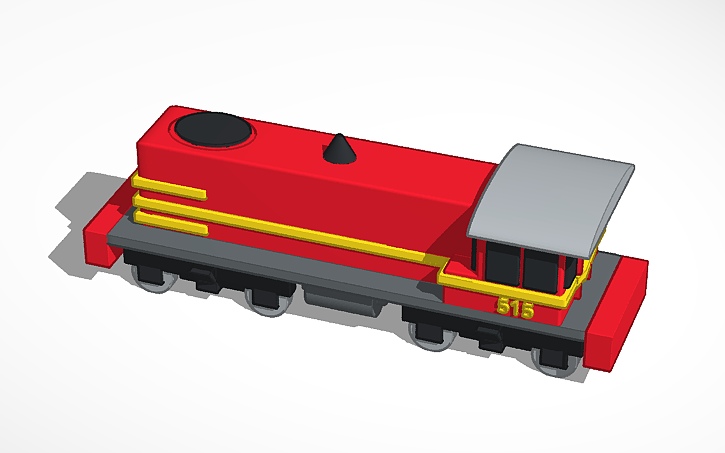 3D design australian train - Tinkercad