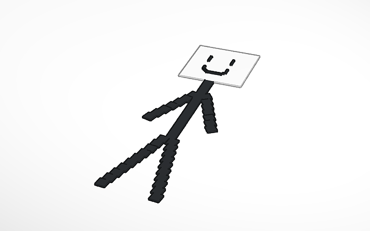3D design Pixel Art/Henry Stickmin - Tinkercad